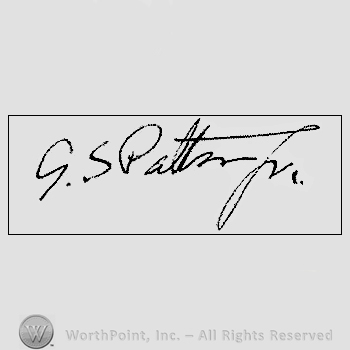 Mark with Signature: George S. Patton. | #632408