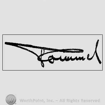 Mark with Signature: Irwin Rommel. | #632412