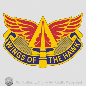 Mark with A pheon, a pair of wings and the text | #633459