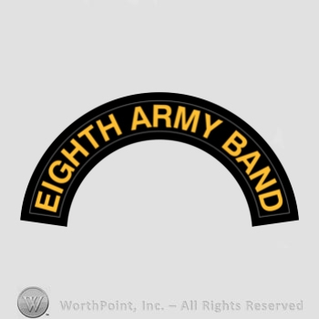 Mark with The text ''EIGHTH ARMY BAND''. | #633513