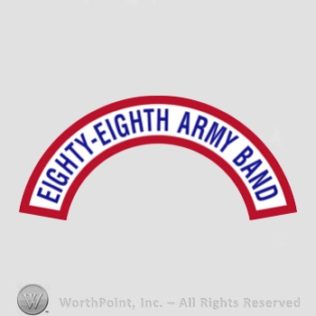 Mark with The text ''EIGHTY-EIGHTH ARMY BAND''. | #633615