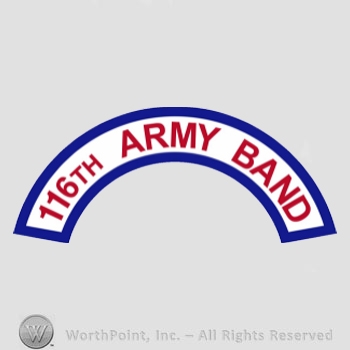 Mark with The text ''116TH ARMY BAND''. | #633648