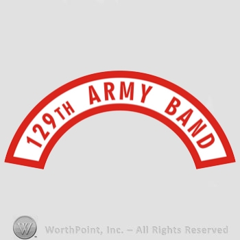 Mark with The text ''129TH ARMY BAND''. | #633659