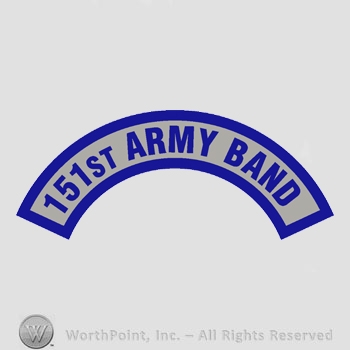 Mark with The text ''151ST ARMY BAND''. | #633675