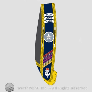 Mark with The text ''291ST ARMY BAND'', a disc, a | #633725