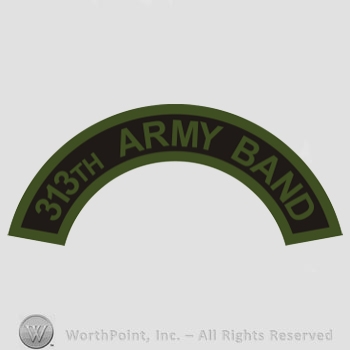 Mark with The text ''313TH ARMY BAND''. | #633751