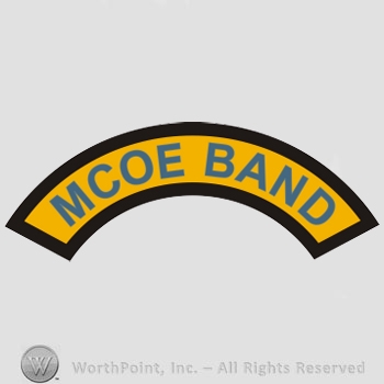 Mark with The text ''MCOE BAND''. | #633805