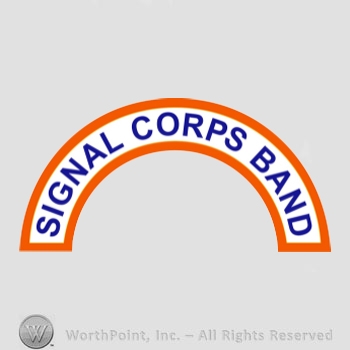 Mark with The text ''SIGNAL CORPS BAND''. | #633824