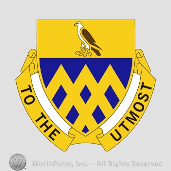 Mark with A shield, a falcon, three chevronels, a | #634925