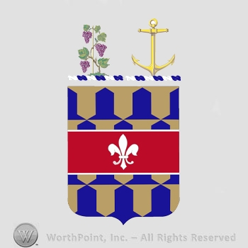 Mark with A grapevine , an anchor, a shield and a | #634957