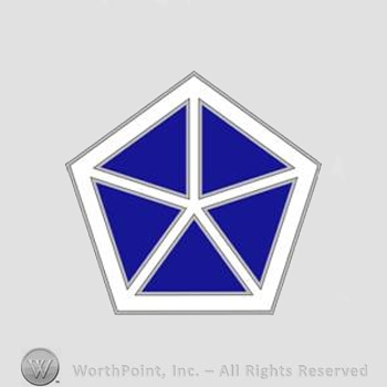 Mark with A pentagon and five triangles. | #635365