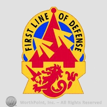 Mark with The text "FIRST LINE OF DEFENSE", two | #636022