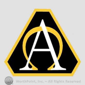 Mark with A truncated triangle and the Greek | #636095