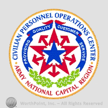 Mark with A circle with the texts "CIVILIAN | #636168