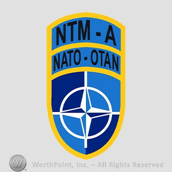 Mark with A shield with the text "NTM-A" and | #636273
