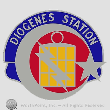Mark with The text "DIOGENES STATION", a | #636330