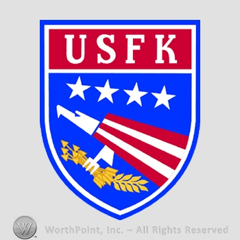 Mark with A shield with the acronym "USFK", four | #636386