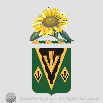 Mark with A sunflower and a shield with a "V", | #637175