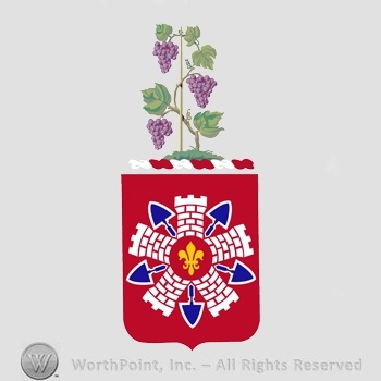 Mark with A grapevine,a shield, five towers, five | #648187