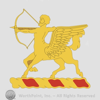 Mark with A winged centaur, a bow and an arrow. | #648999