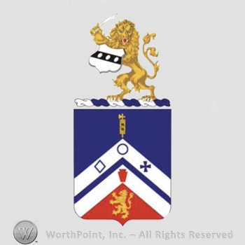 Mark with A dragon, a shield, two chevronels, a | #649133