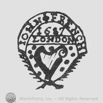 Mark with A label, the text "JOHN FRENCH LONDON" | #65054