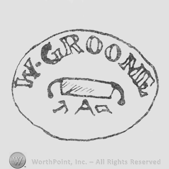 Mark with An oval, the text "W. GROOME TAO" and a | #65104