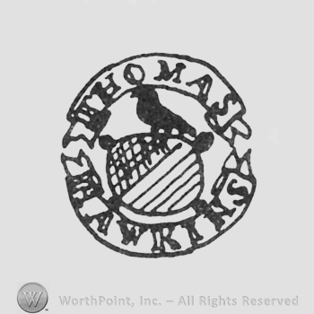 Mark with A label, the text "THOMAS HAWKINS", a | #65148