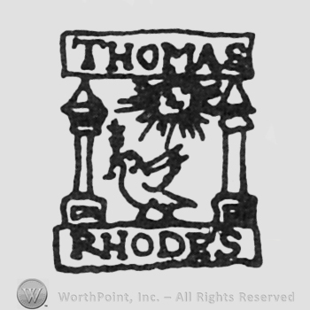 Mark with The text "THOMAS RHODES", two columns, | #65437