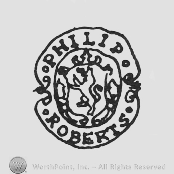 Mark with The text "PHILIP ROBERTS", a lion and a | #65446