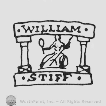 Mark with A label, the text "WILLIAM STIFF", two | #65567