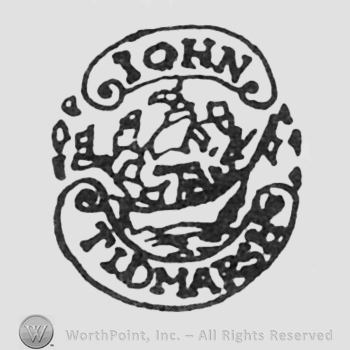 Mark with A label, the text "JOHN TIDMARSH" and a | #65613