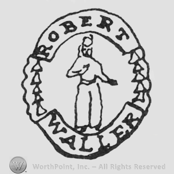 Mark with The text "ROBERT WALLER", a man and a | #65660