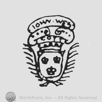 Mark with A label, the text "JOHN WES COTT", a | #65684