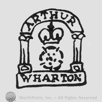 Mark with Two labels, the text "ARTHUR WHARTON", | #65688
