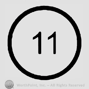 Mark with Number 11 inside a circle. | #656907