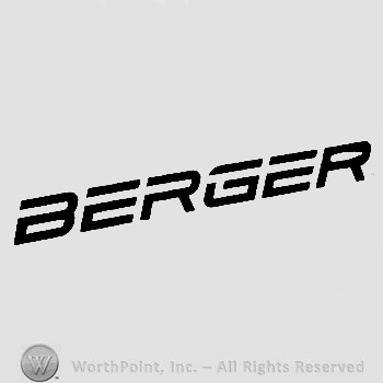 Mark with The text "BERGER". | #656915