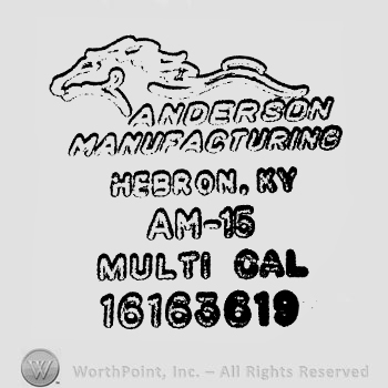 Mark with The text "ANDERSON MANUFACTURING HEBRON | #656941