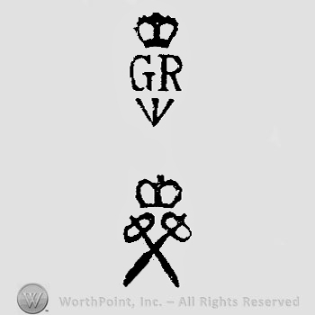 Mark with The text "GR", two crowns and two | #656977
