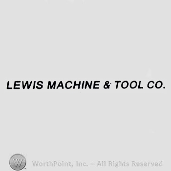 Mark with The text "LEWIS MACHINE & TOOL CO.". | #657059