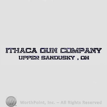 Mark with The text "ITHACA GUN COMPANY UPPER | #657090