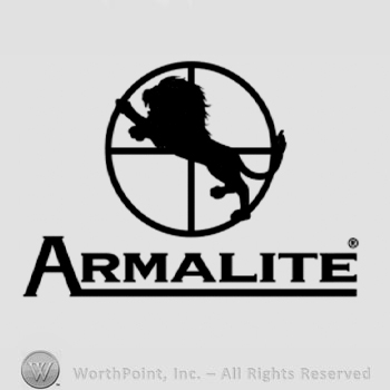 Mark with The text "ARMALITE" underlined, a round | #657172