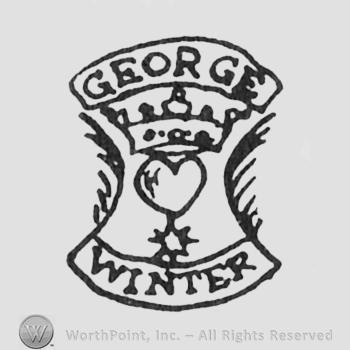 Mark with Two labels, the text "GEORGE WINTER", a | #65720
