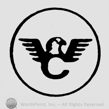 Mark with A "C" letter and an eagle with open | #657223