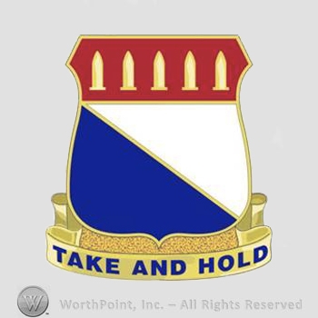 Mark with A shield, five shells, a ribbon and the | #658480