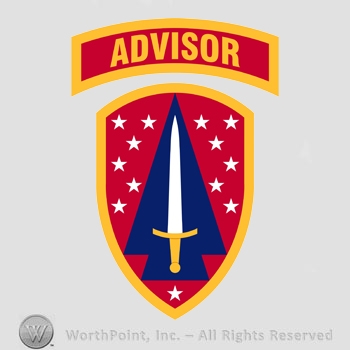Mark with A border, the text ''ADVISOR'', a | #658870