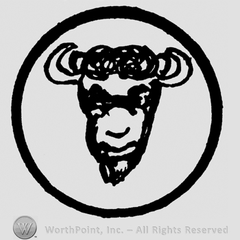 Mark with Buffalo head inside a circle | #65935