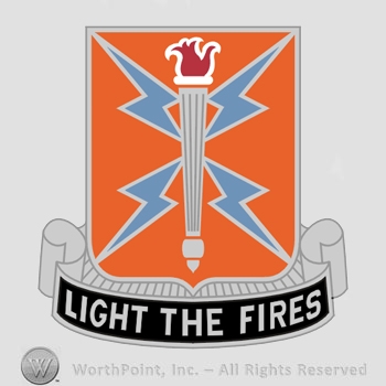 Mark with A shield, a torch enflamed, lightning | #659496
