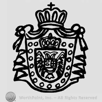 Mark with Crest with crown above and inside the | #66024