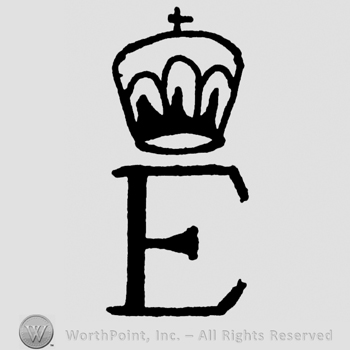 Mark with Uppercase E and crown | #66104